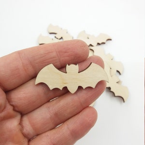 10 Bat Shape, Laser Cut Halloween Bat Shape, Bat Cutouts, Halloween ...