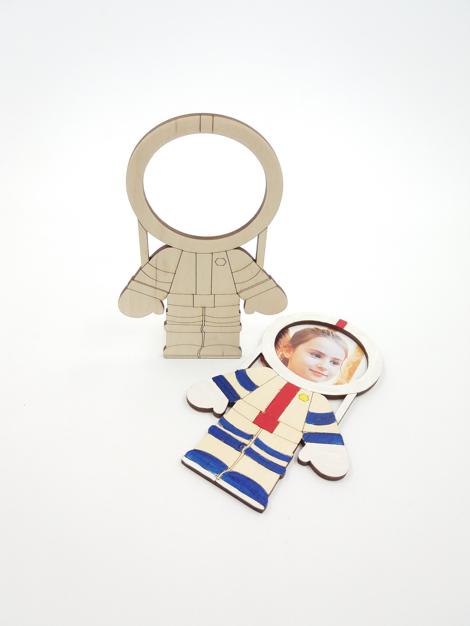 Astronaut, Wood Astronaut Craft Shape, Blank Wooden Space Moon Planet ...