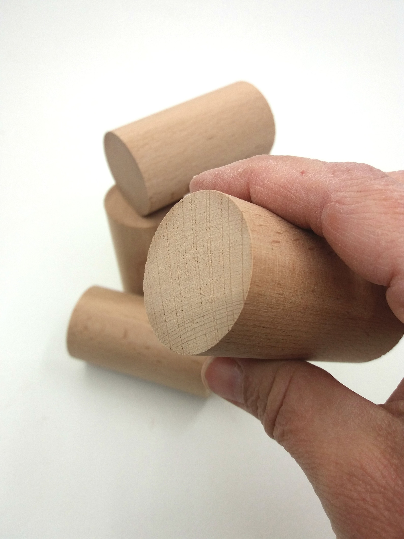 2 Wood Dowel, Craft Wooden Dowel, Unfinished Wood Cylinder, Wooden ...