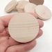 2" Round Wood Circles, Wooden Round Circle Discs, Unfinished Circle ...
