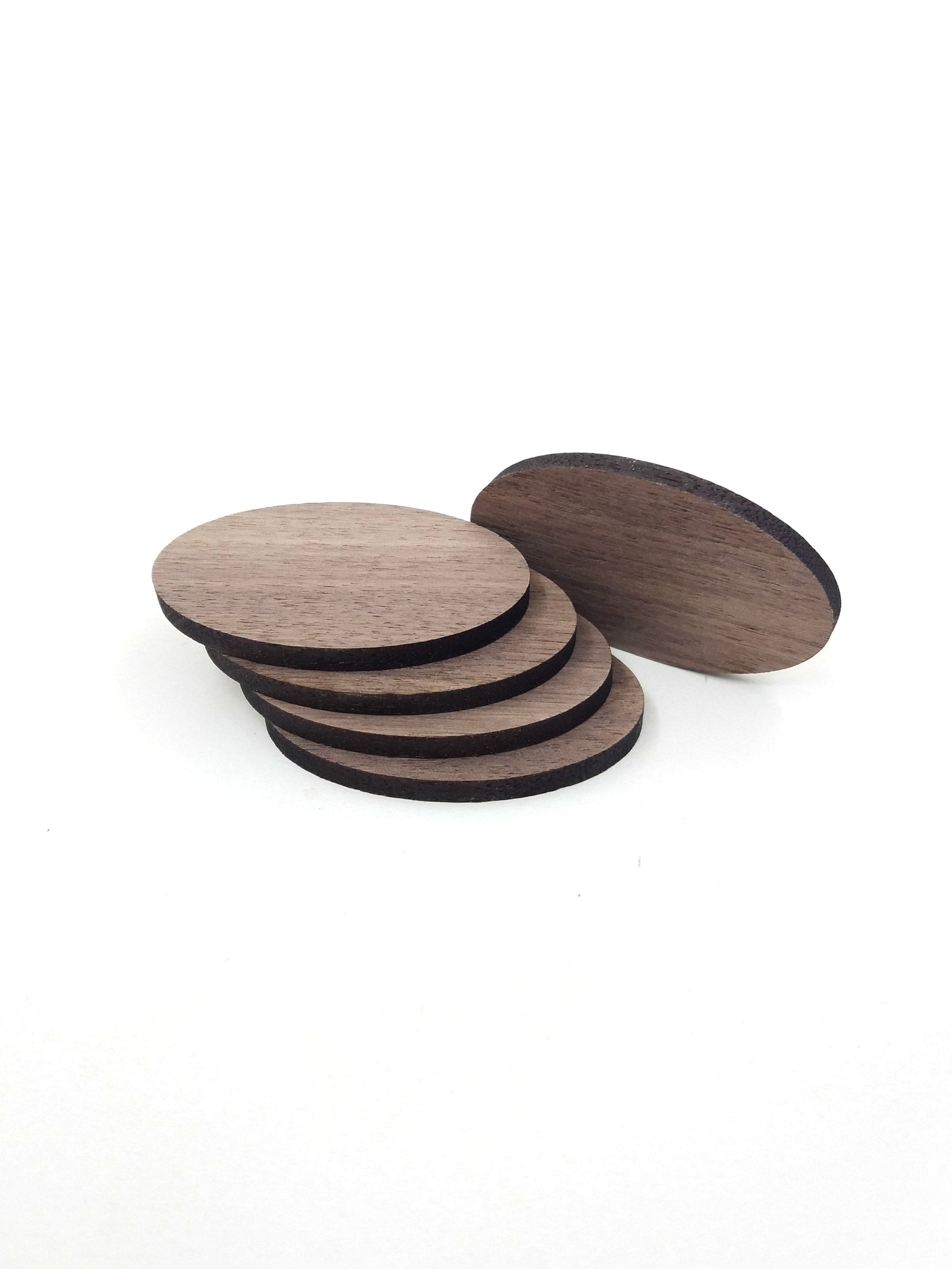 10 Wood Oval, Unfinished Wooden Ovals Wood Pendant, Wooden Oval Blanks ...