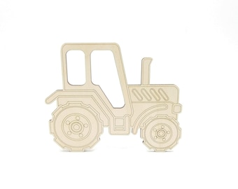 Tractor multiple Sizes-cutouts Wood Craft Supply-sanded on - Etsy