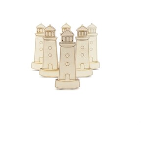 Lighthouse, Wood Lighthouse Shape Cutout, Unfinished Wooden Lighthouse ...
