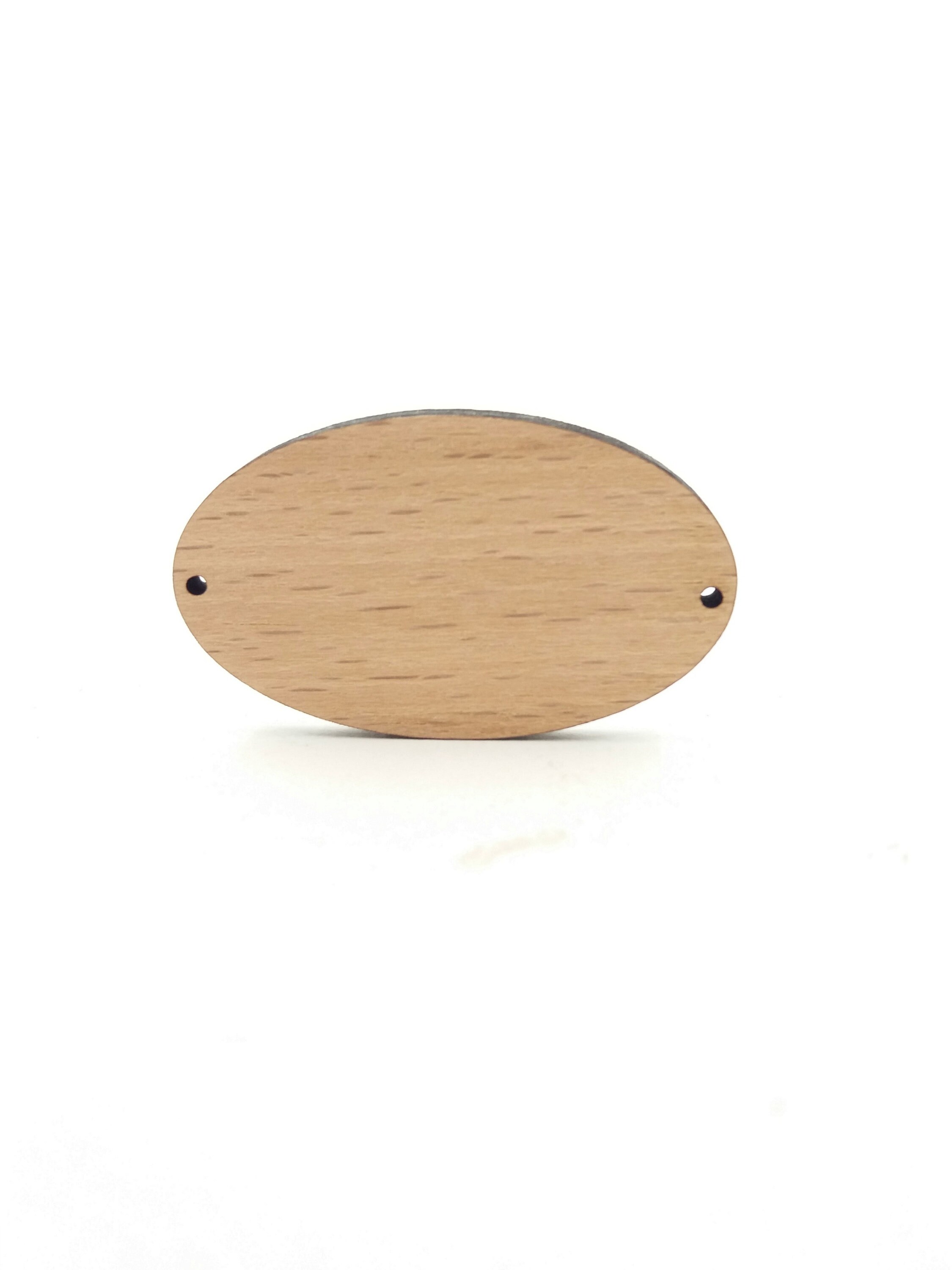 10 Wood Oval, Unfinished Wooden Ovals Wood Pendant, Wooden Oval Blanks ...