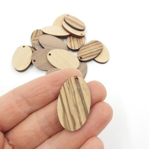 10 Oval Wooden Craft Circles, DIY Craft Supplies Wood Ovals, Wood ...