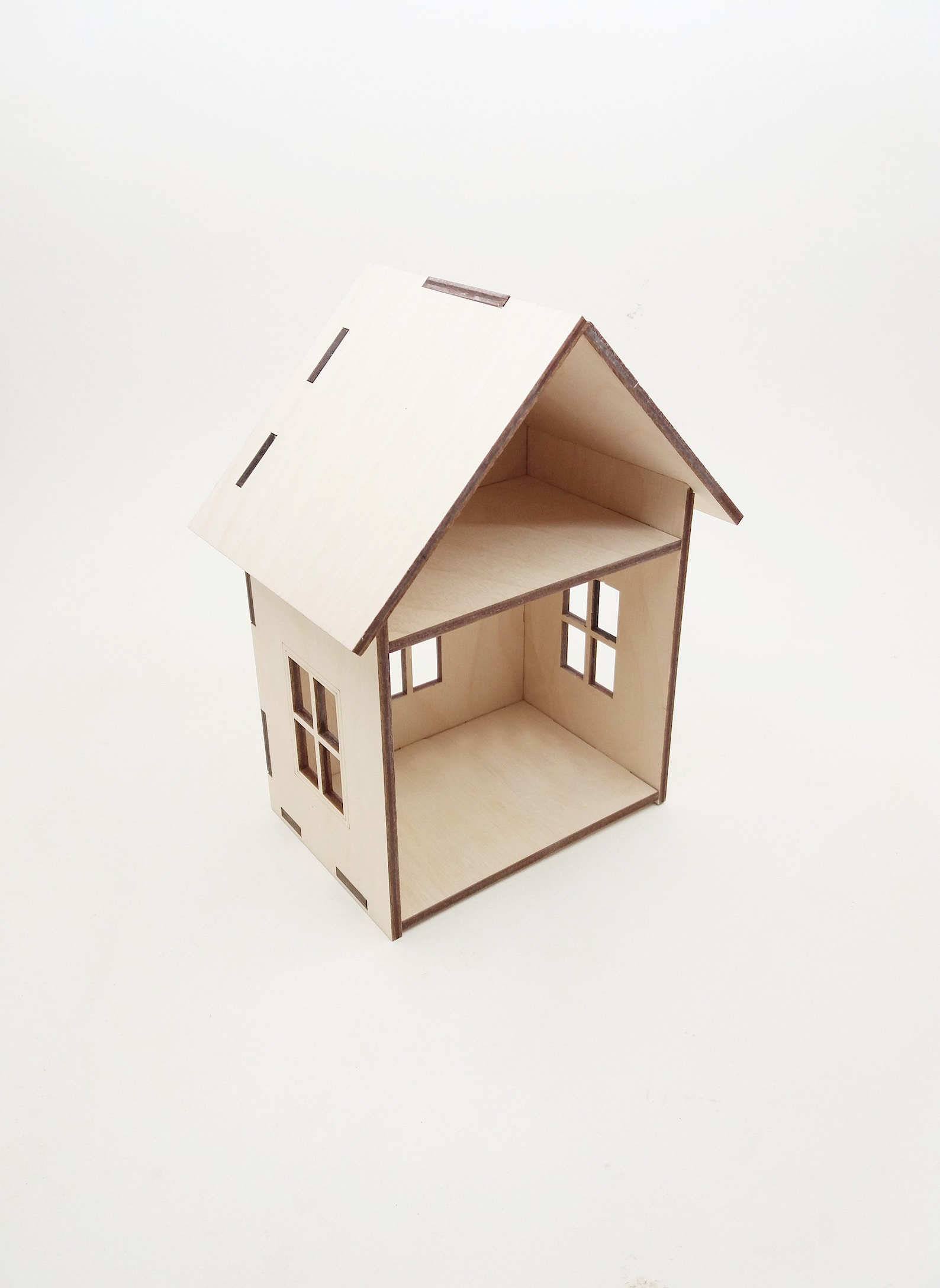 Wood House Kit DIY House Miniature Kit Miniature House - Etsy