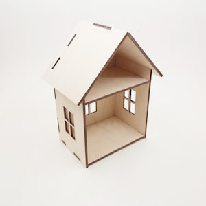 Holzhaus Kit, DIY Haus Miniatur Kit, Miniatur Haus, kleine Holzhäuser ...