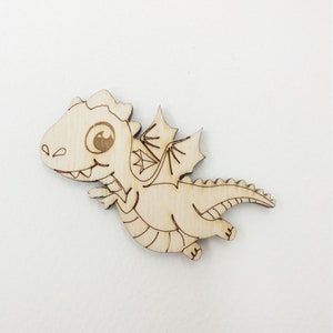 2 Dragon, Wood Dragon Cut Out, Flying Dragon Wood Shape, Dragon Craft ...