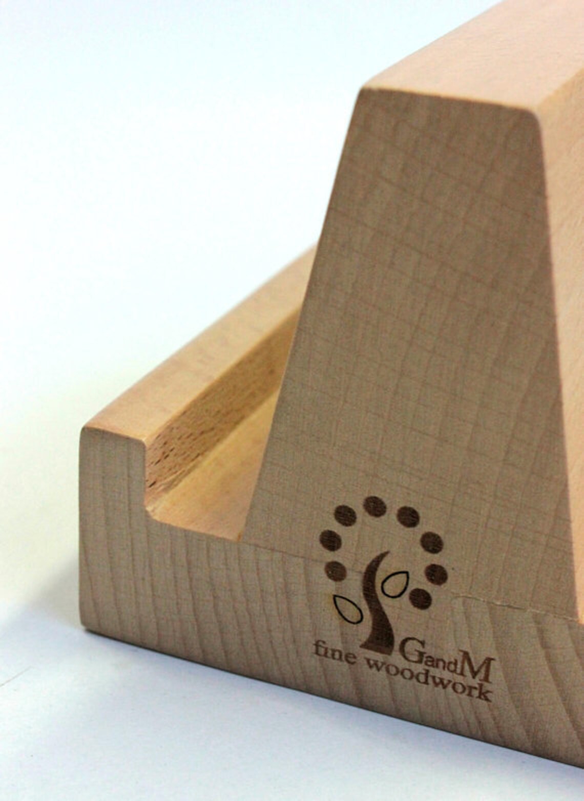 Business Card Holder Cell Phone Holder Card Stand Wood | Etsy