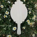 Hand Mirror Cut Out Wooden Craft Shape, Wood Hand Mirror, Unfinished ...