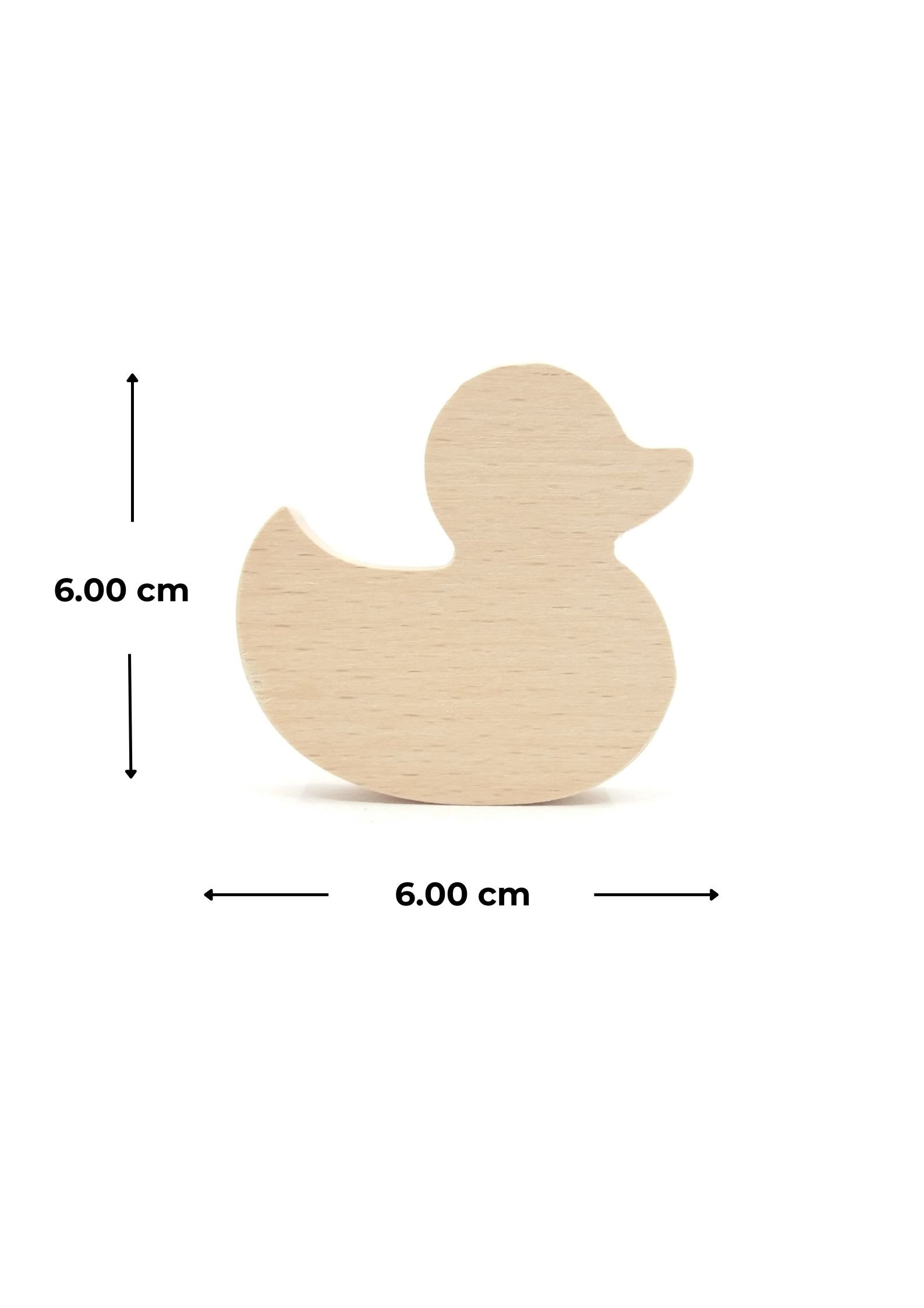 Wood Duck, Wooden Duch Shape, Wood Kids Duck Figurine, Nursery Decor ...