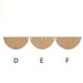 Half Circle Blank, Wood Half Circle, Unfinished Wooden Earring Blanks ...
