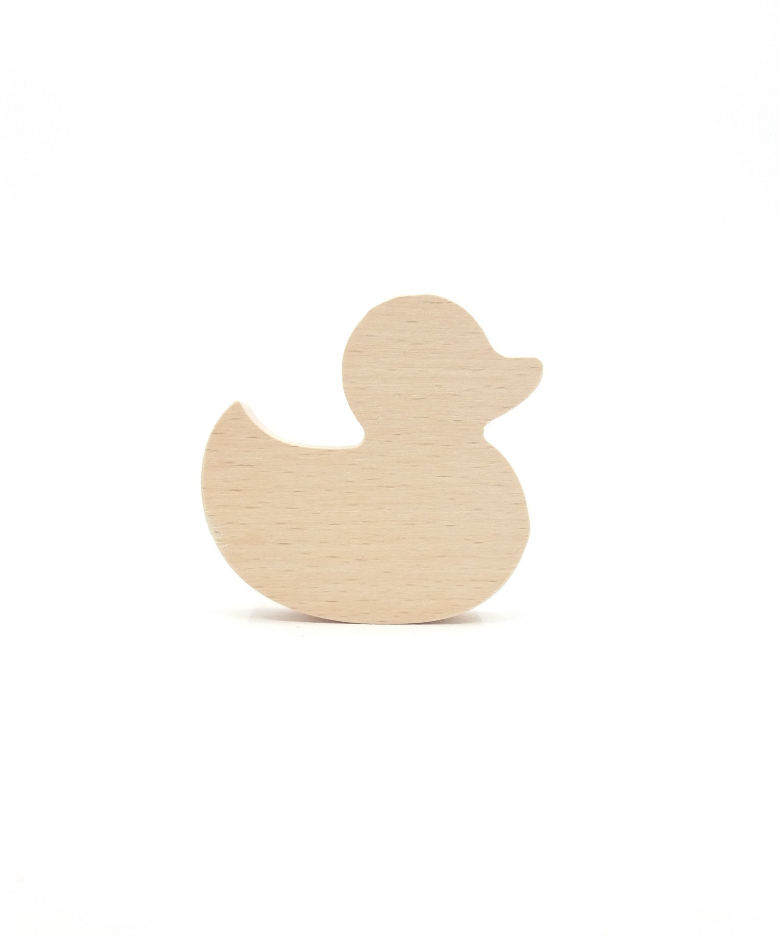 Wood Duck, Wooden Duch Shape, Wood Kids Duck Figurine, Nursery Decor ...