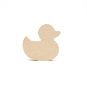 Wood Duck, Wooden Duch Shape, Wood Kids Duck Figurine, Nursery Decor ...