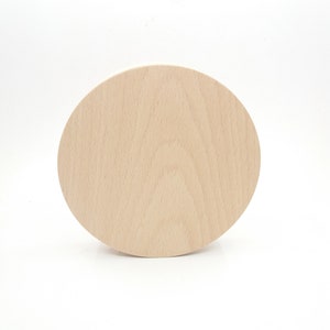 Wood Circle Cutout 14 Cm Diameter, Unfinished Wooden Circle for Craft ...