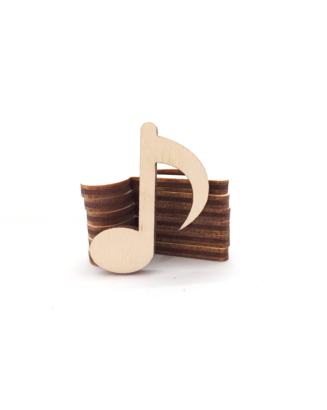 10 Musical Note for Music Lover, Wood Music Notes Decor, Unfinished ...
