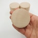 2 Wood Circle Unfinished Wood Round Craft Wood Round Cutout - Etsy
