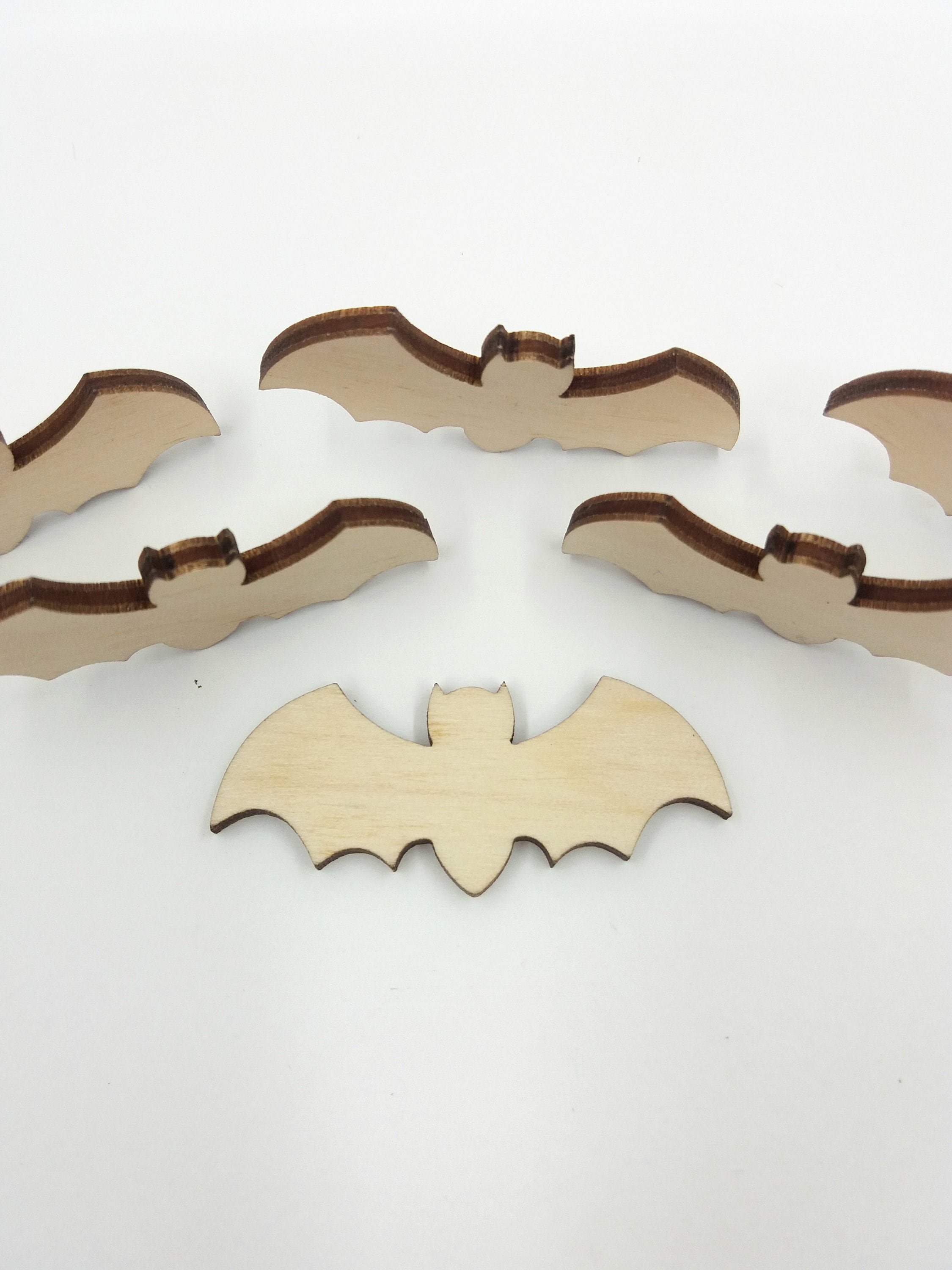 10 Bat Shape Laser Cut Halloween Bat Shape Bat Cutouts - Etsy