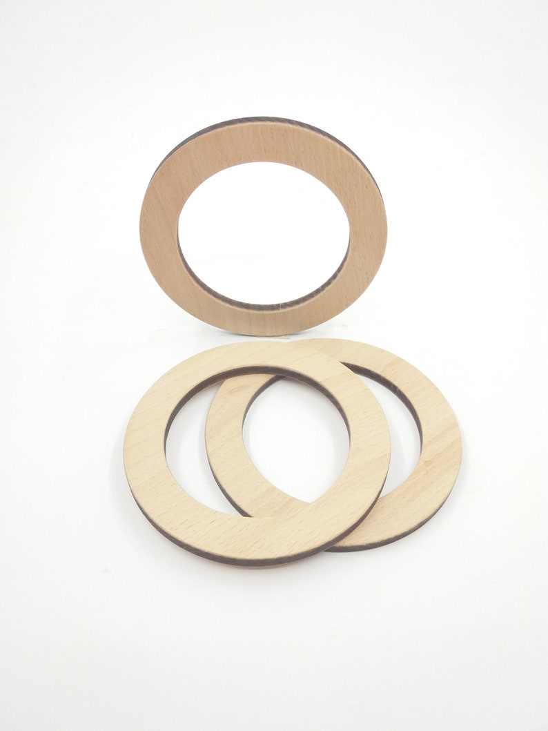 10 Cm Wood Ring for DIY Wreath Frame for Craft Project - Etsy