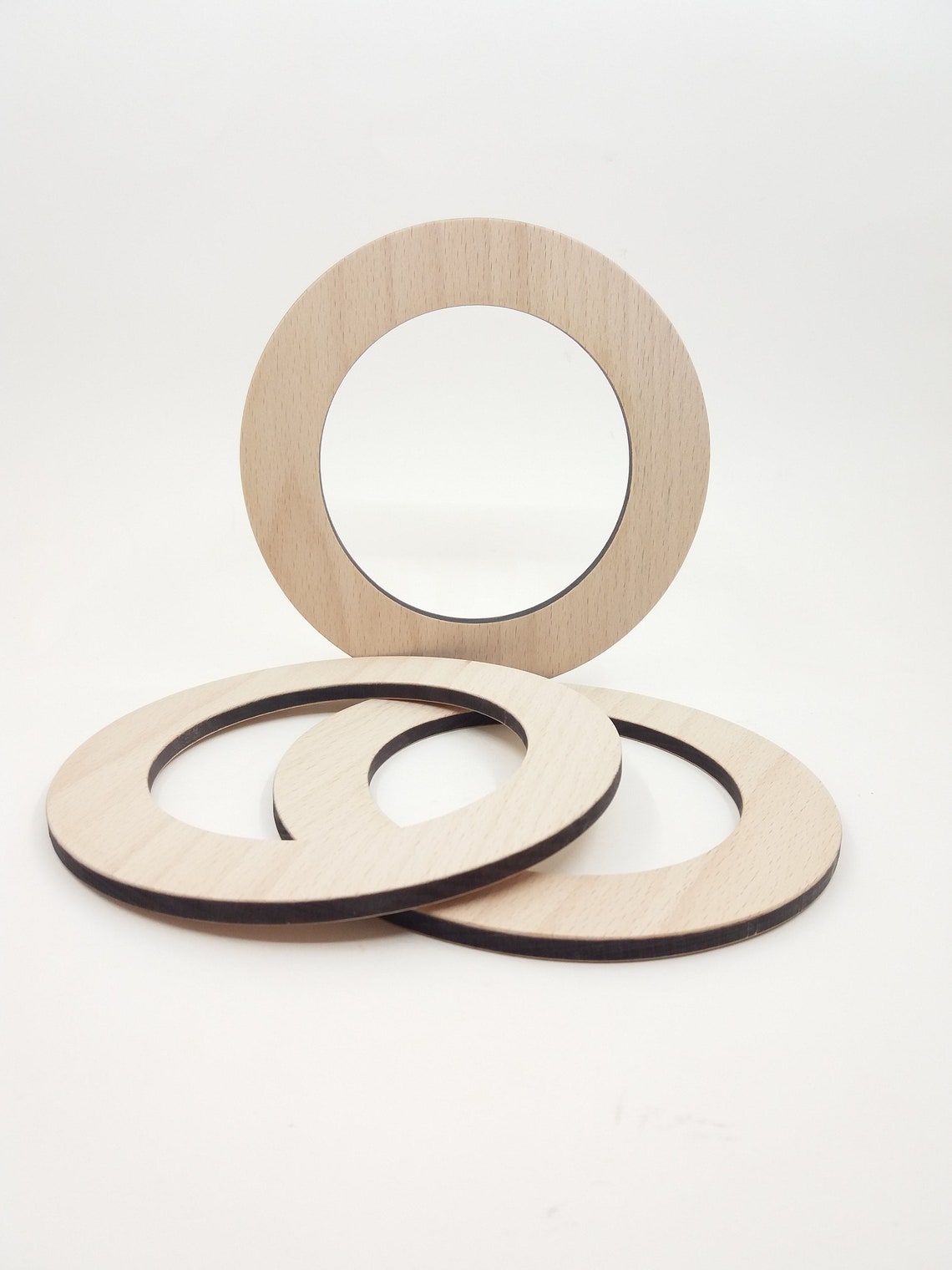 6'' Wood Circle Ring Circle Ring Circle Cut Out | Etsy