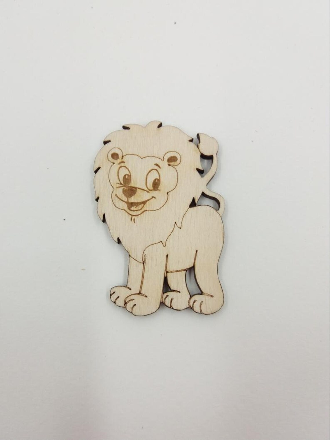 2 Wood Lion Cutout Wooden Lion Shape Laser Cut Wood Animals - Etsy