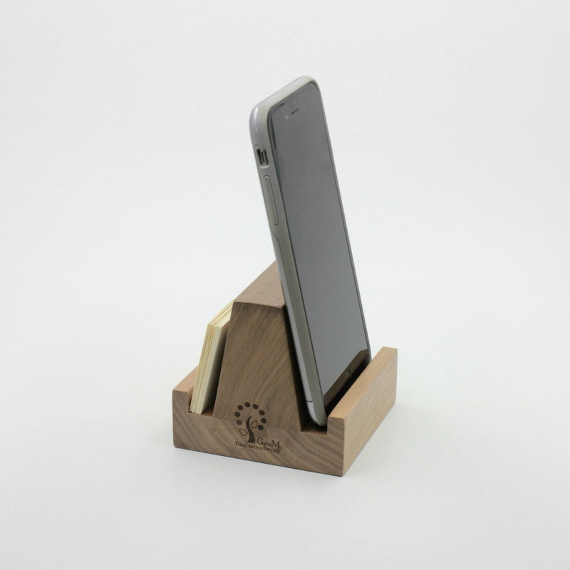 Wood Phone Stand - Etsy