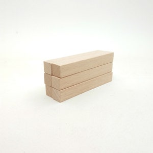 10 Unfinished Wood Rectangles, Wooden Rectangles DIY Craft Supplies ...