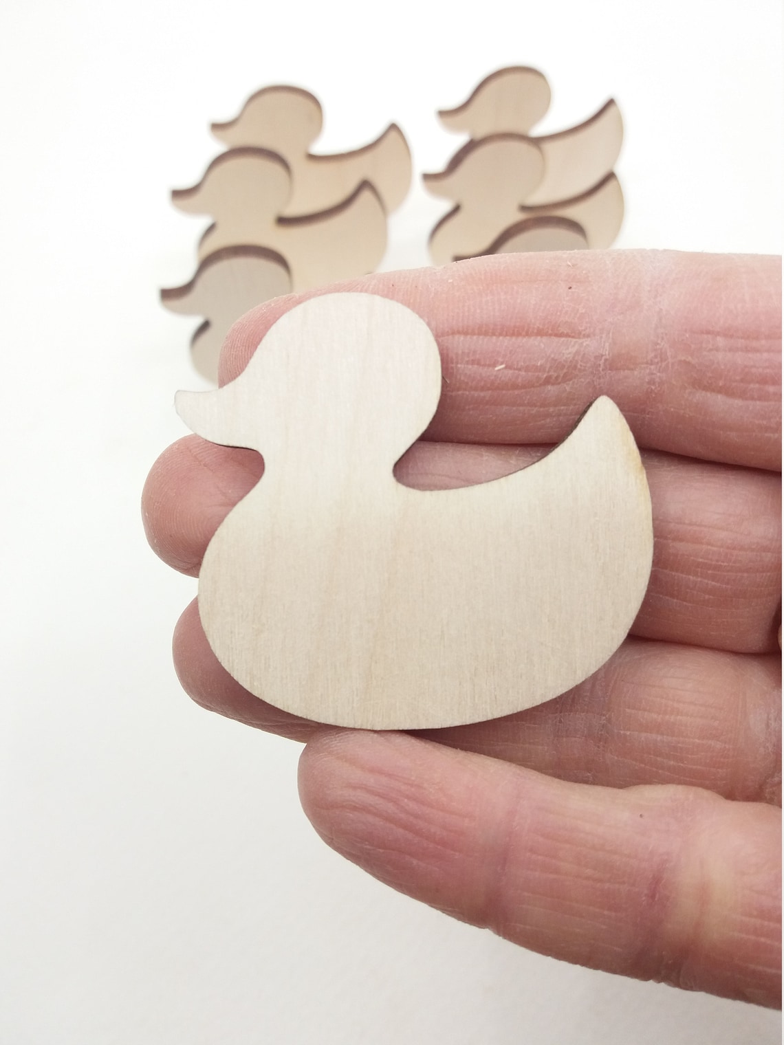 10 Wood Duck Shape Wooden Ducks Cutout Bird Shape Wood Bird - Etsy