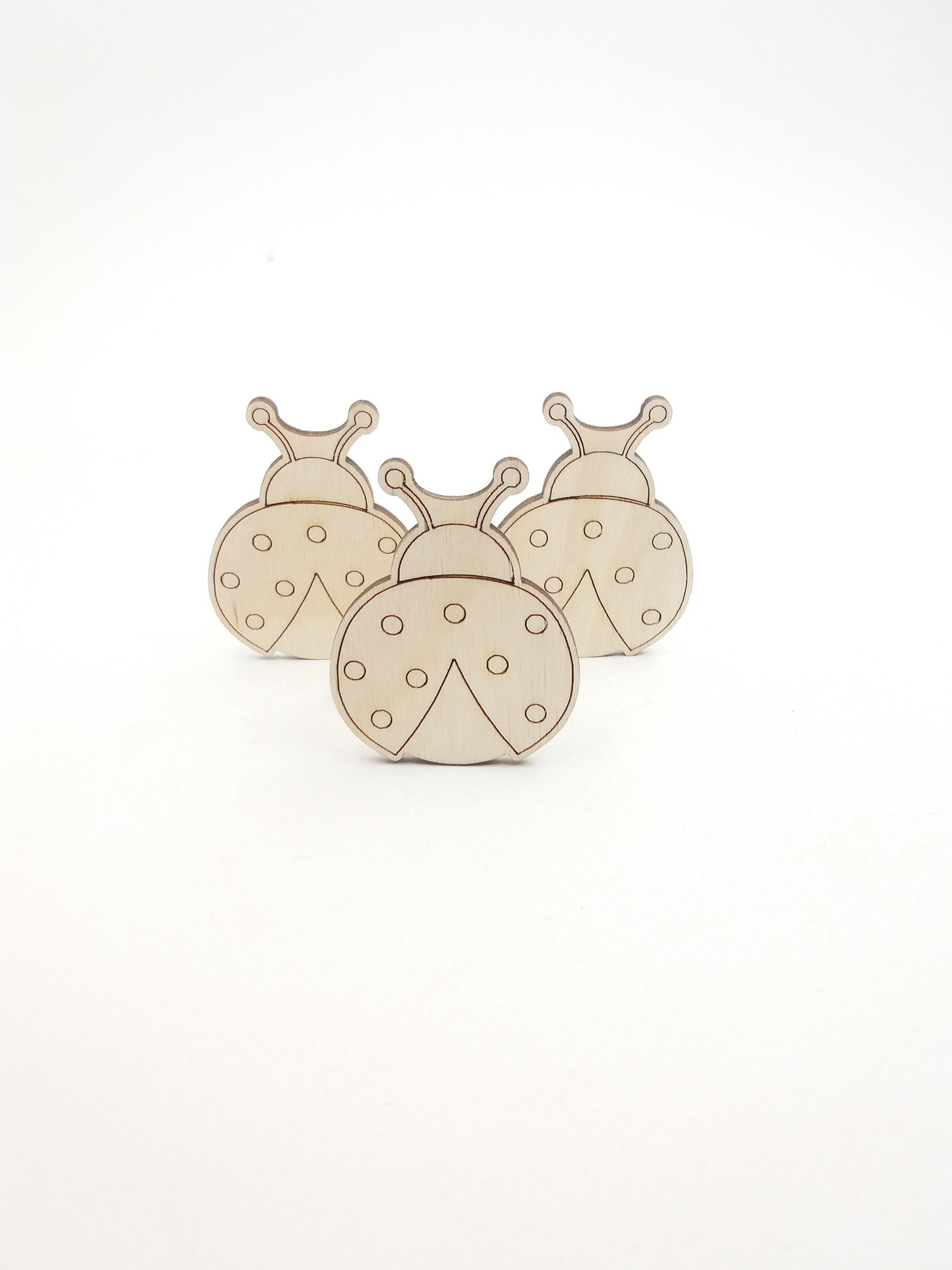 10 Ladybug Wood Ladybug Shape for Crafts and Decoration - Etsy