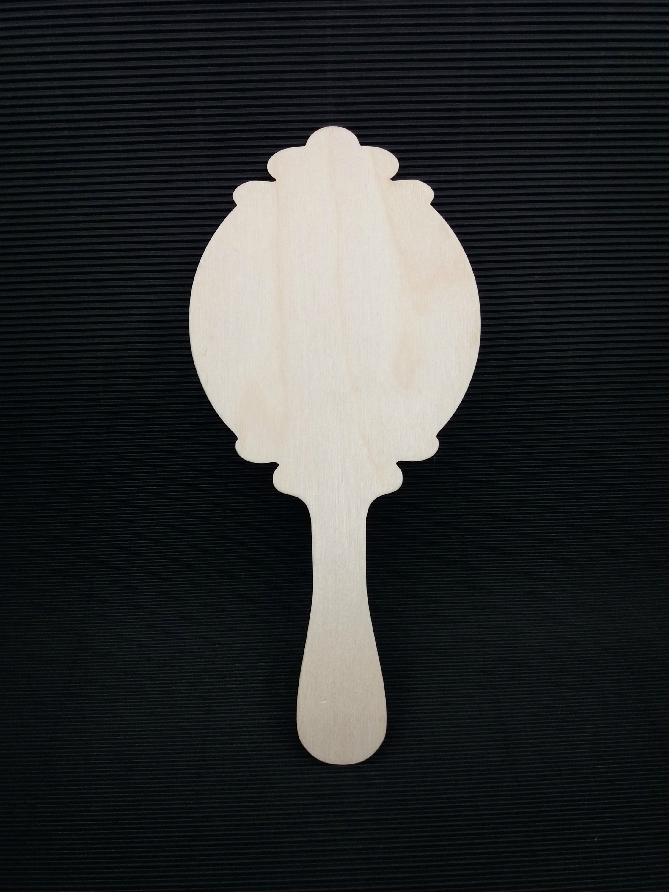 Hand Mirror Cut Out Wooden Craft Shape Wood Hand Mirror - Etsy