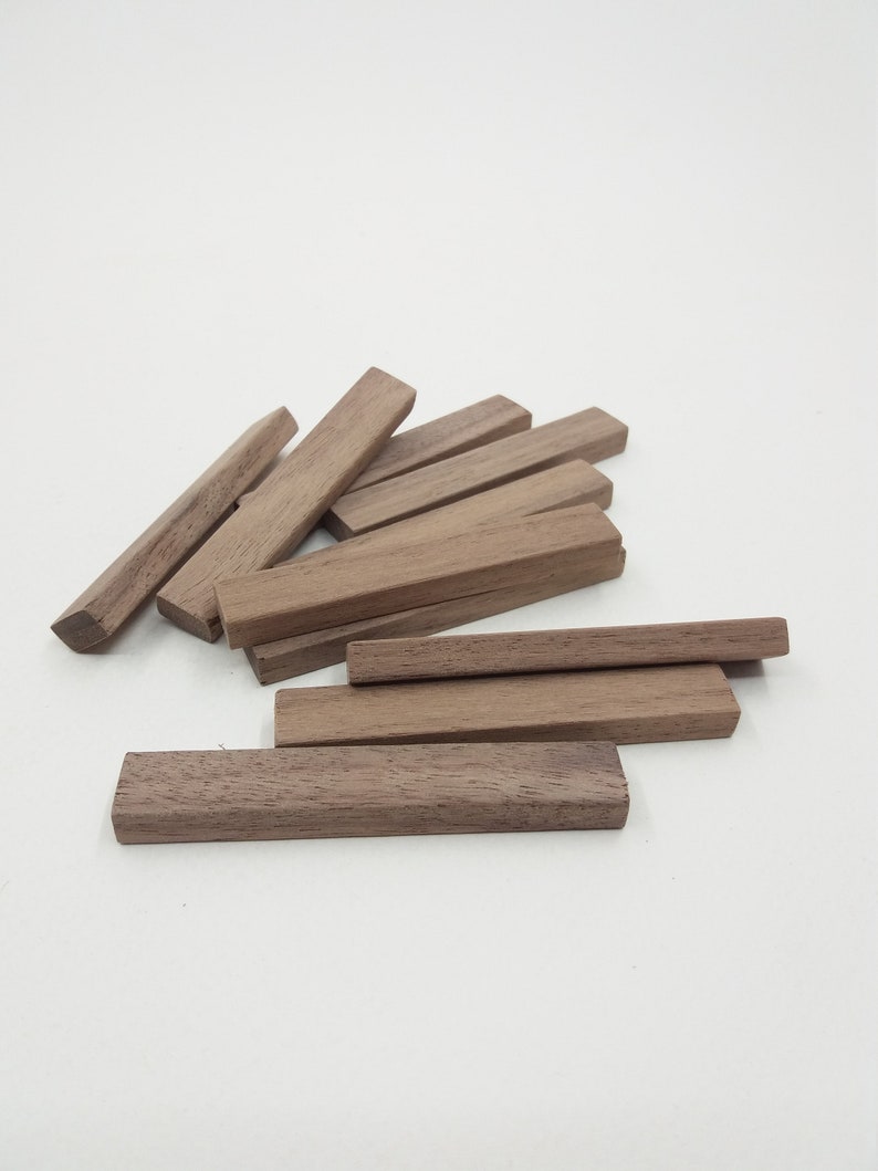 10 Unfinished Wood Rectangle for Wood Crafts Solid Wooden - Etsy