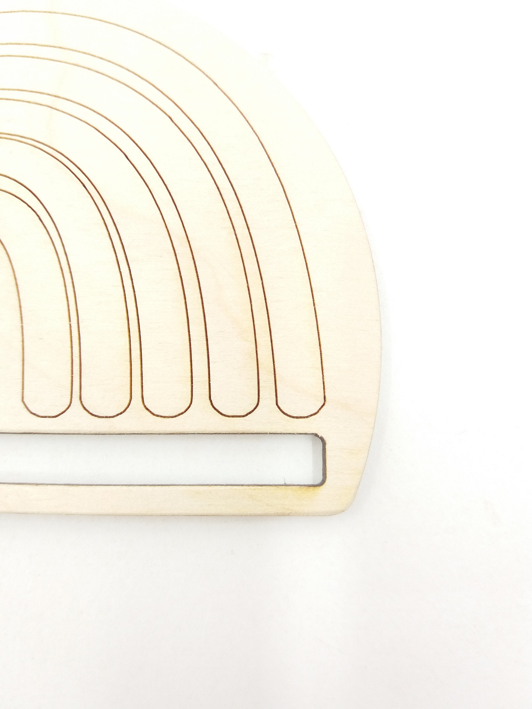 Wood Rainbow Macrame Frame DIY Macrame Wall Hanging Rainbow - Etsy