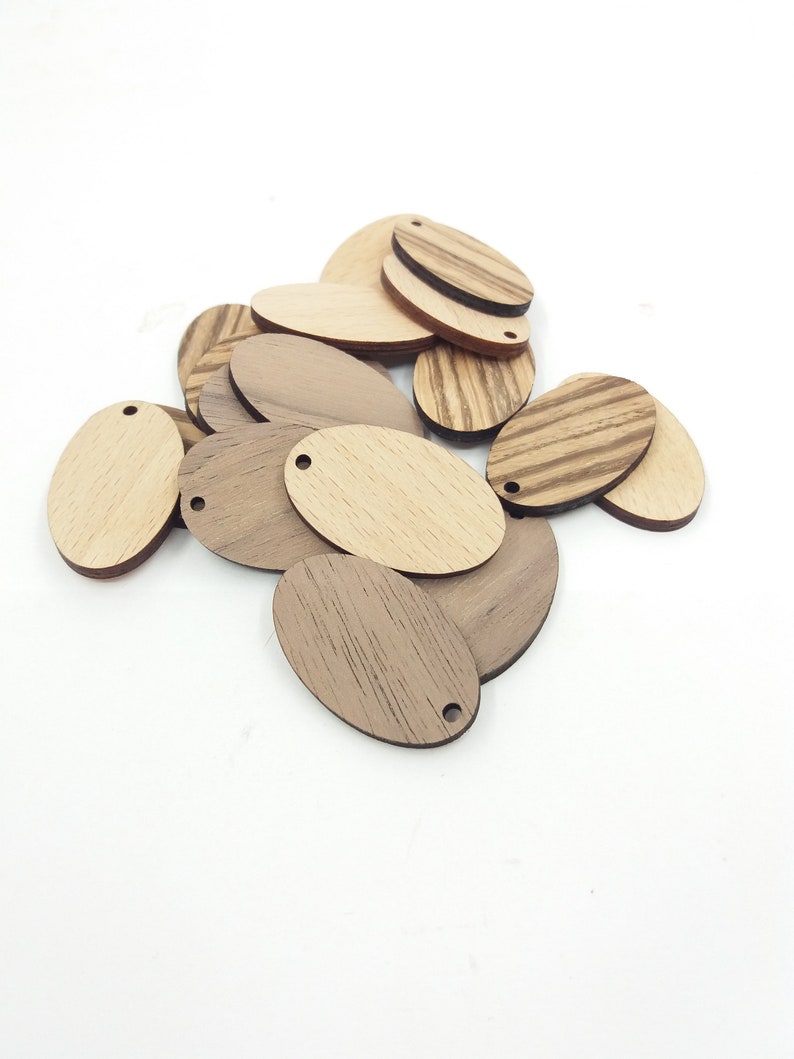 10 Oval Wooden Craft Circles DIY Craft Supplies Wood Ovals - Etsy