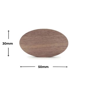 10 Unfinished Wood Oval, Oval Cutouts for Crafts, Oval Wooden Craft ...