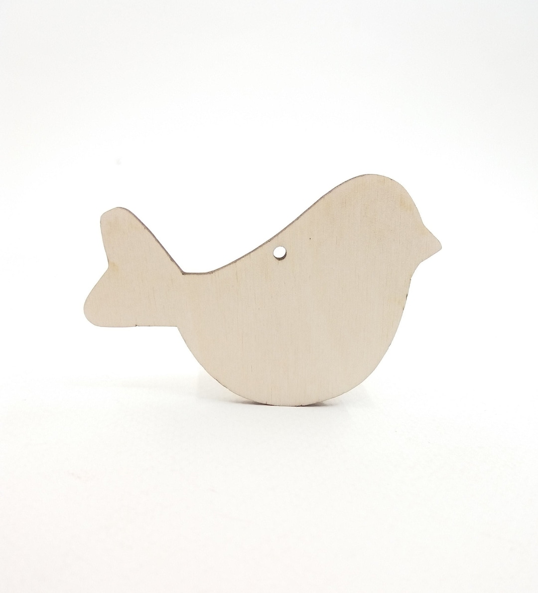 Wood Bird Unfinished Cutouts Shapes, Wooden Bird Farm Animal Figurine ...