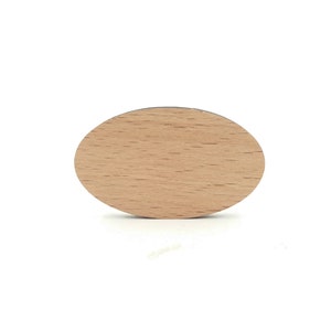10 Unfinished Wood Oval, Oval Cutouts for Crafts, Oval Wooden Craft ...