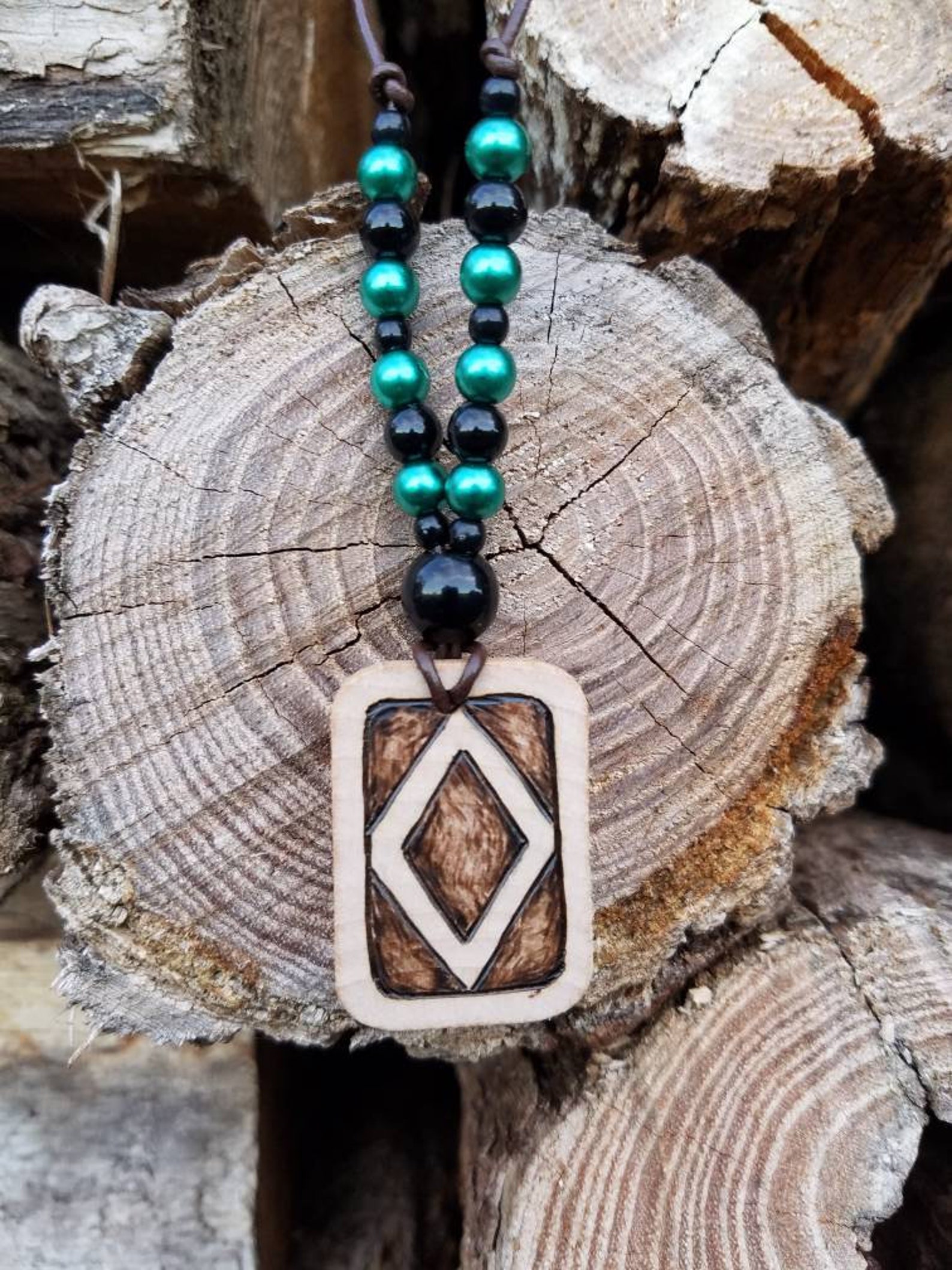 Viking Rune Pendant Necklace - Etsy