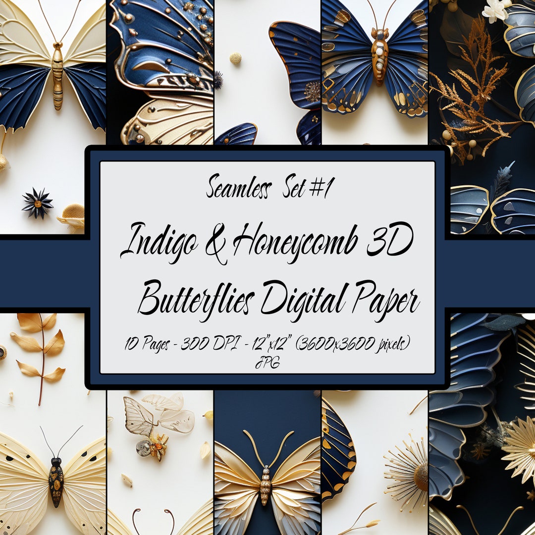 Digital Paper Seamless Repeating Patterns Bundle, Commercial Use Prints ...