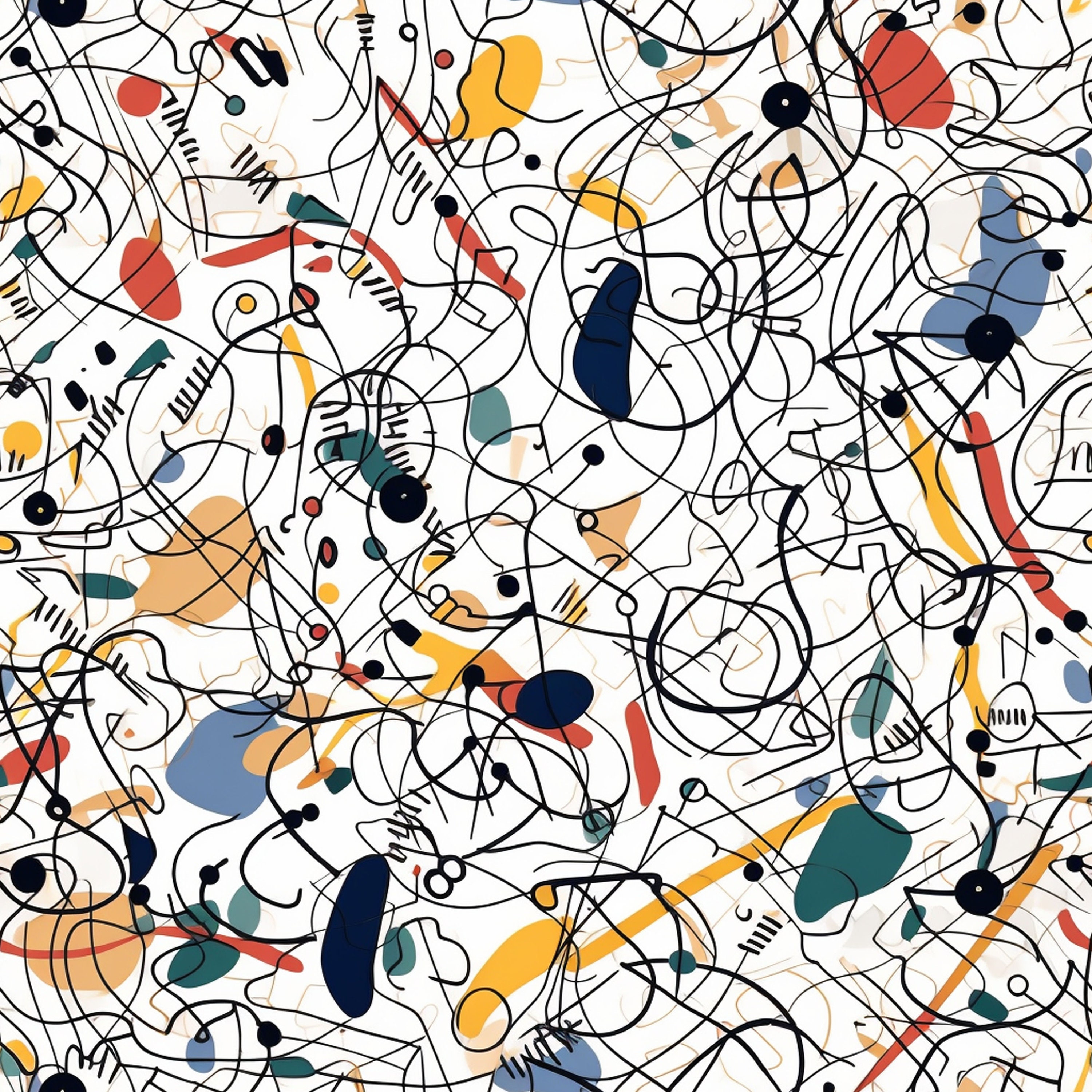Doodles Digital Paper Bundle, Digital Paper Seamless Pattern, Colorful ...