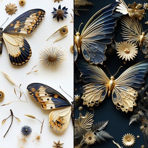 Digital Paper Seamless Repeating Patterns Bundle, Commercial Use Prints ...