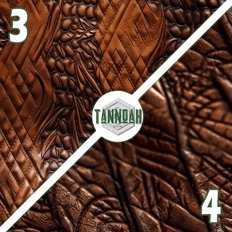 Embossed Leather Digital Paper Bundle Package, 10 Trendy Engraved ...