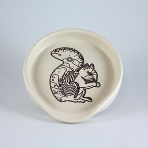 Squirrel Handmade Ceramic Spoon Rest - Etsy