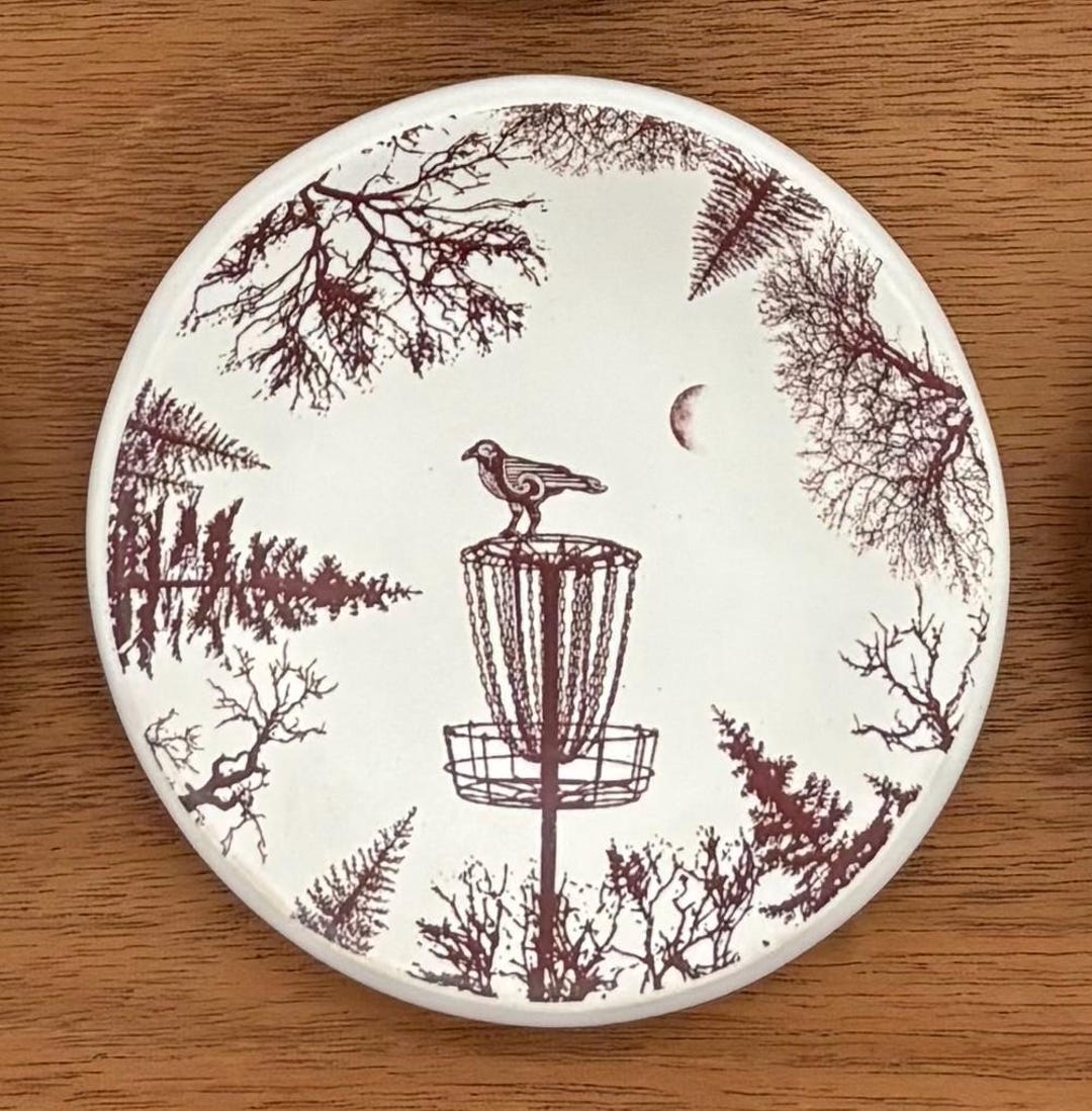 Disc Golf Handmade Ceramic Tea Caddy or Ring Dish - Etsy