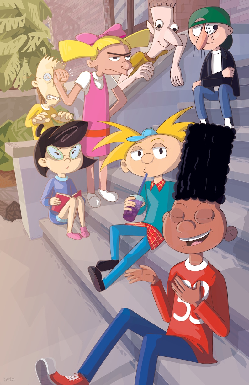 Hey Arnold Art Print | Etsy