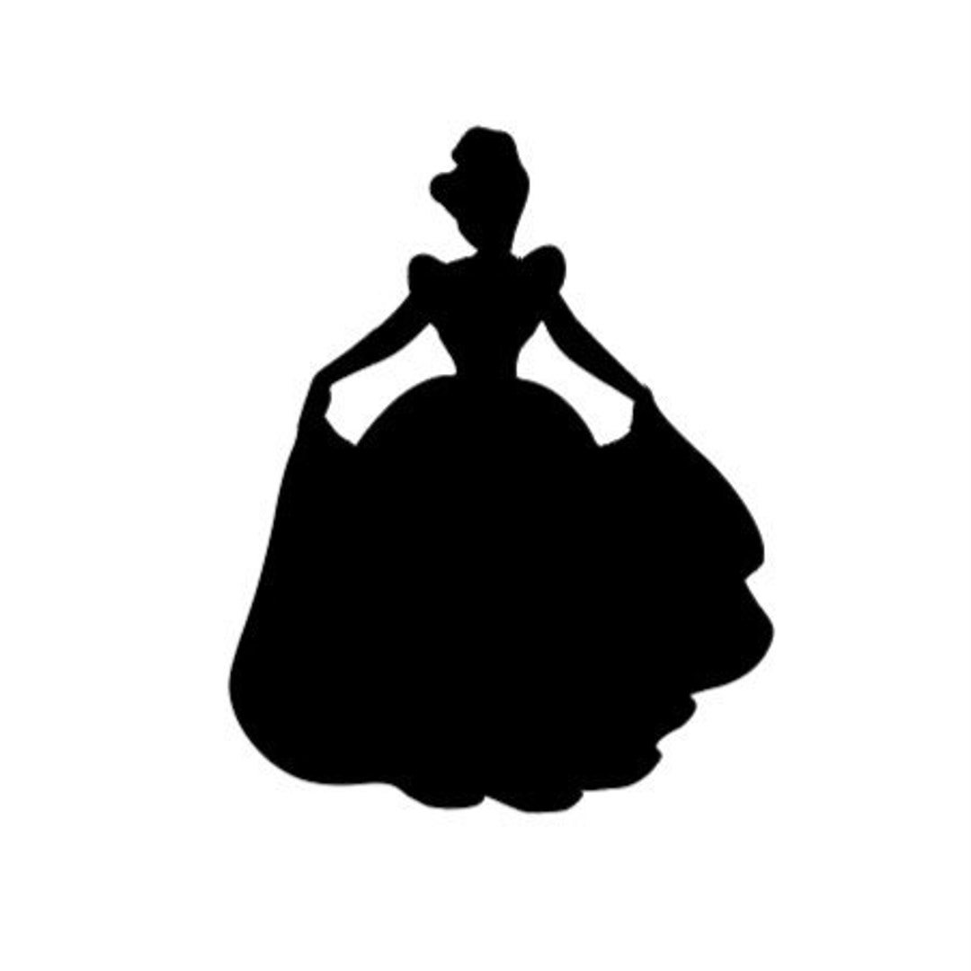 Cinderella Vinyl Decal - Etsy