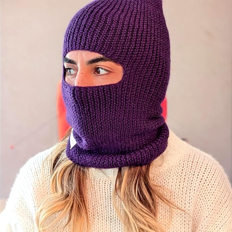 Kids Purple Balaclava - Etsy UK