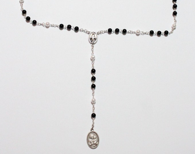 St. Joseph Chaplet Blue Plastic Beads on Chain Saint Joseph - Etsy