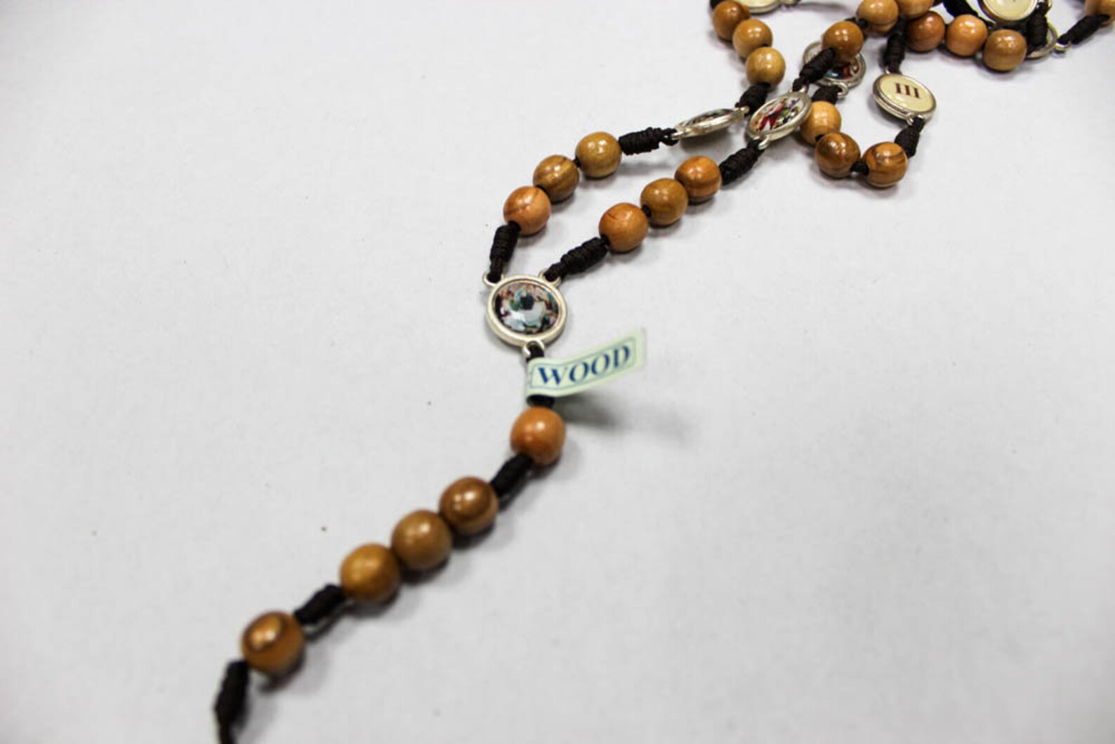 Chaplet of the Way of the Cross Olive Wood Beads Stations of | Etsy