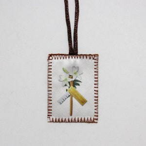 The Scapular of Saint Joseph and the Symbol St. Joseph Brown Wool Cord ...