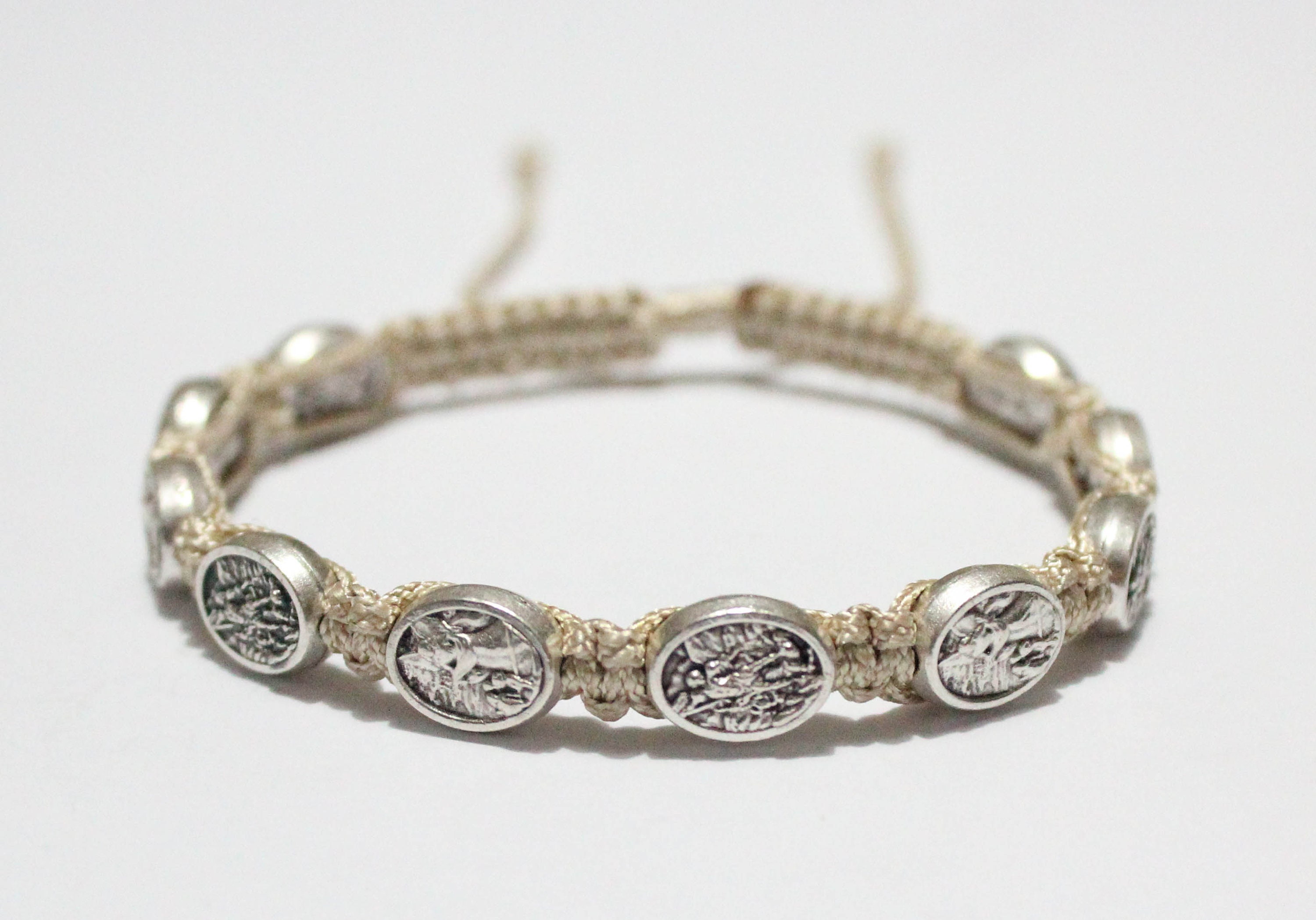 Saint Michael the Archangel and the Guardian Angel Bracelet - Etsy